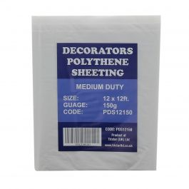 Jegs Polythene Dust Sheet - 12ft x 12ft - HW036