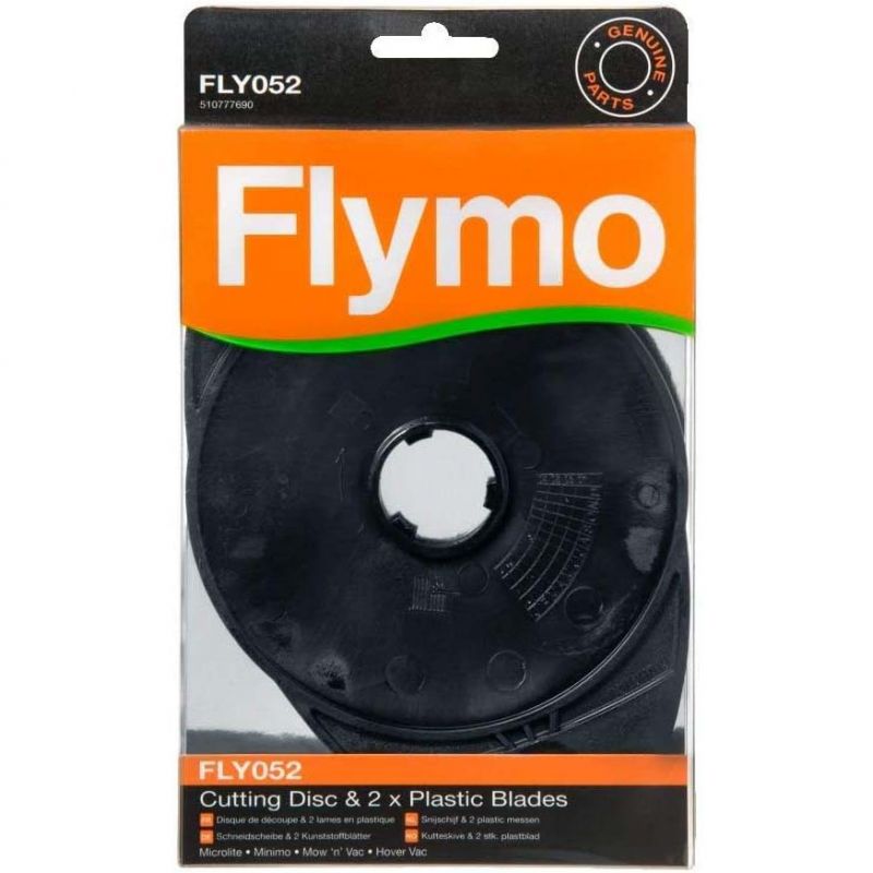 Flymo Lawnmower Cutting Disc - FLY052 - Includes 2 Plastic Blades ...