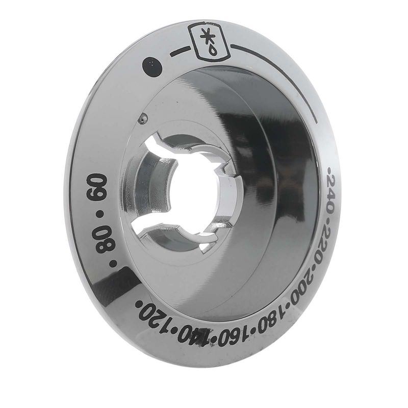 Cooker Fan Oven Control Knob Bezel - Chrome