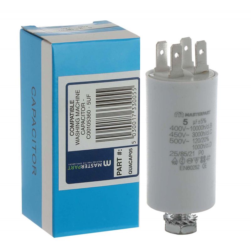 Washing Machine Capacitor - C00105360 - 5uF